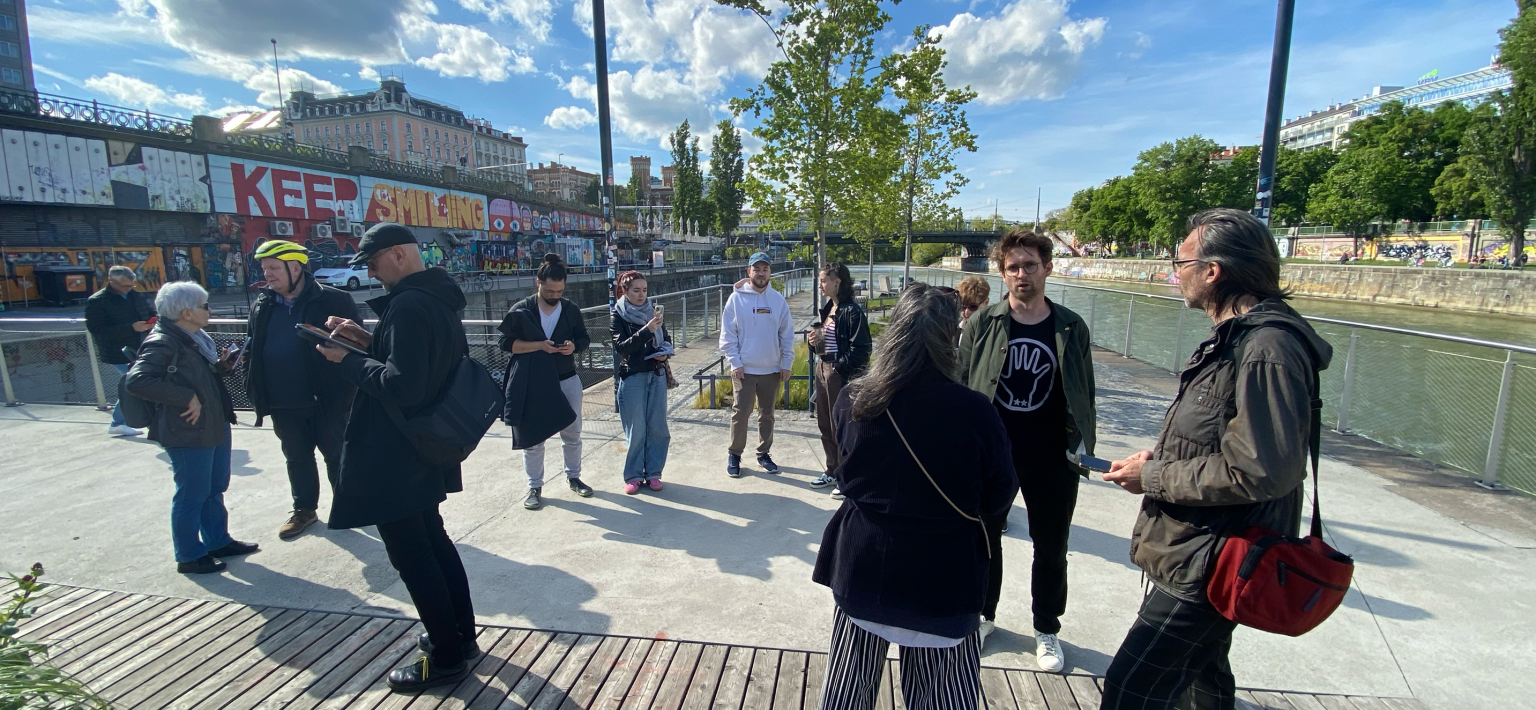 Augmented Reality Kunst am Donaukanal — Fluxguide